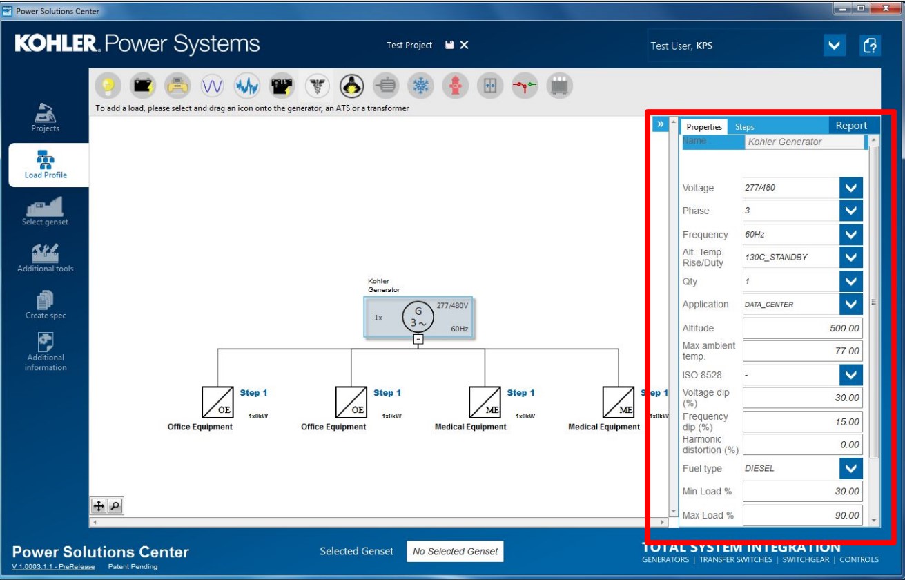 The Kohler Power Solution Center