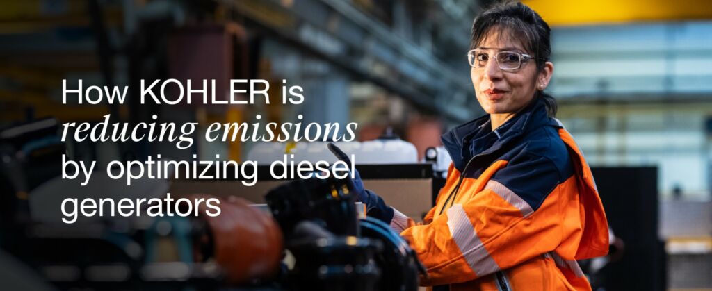 KOHLER Is Reducing Emissions By Optimizing Diesel Generators